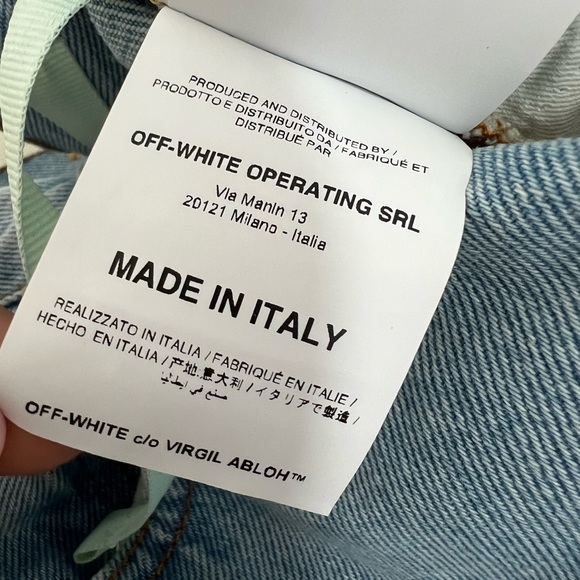 Off-White | Skirts | Jeans Skirt Off White | Poshmark